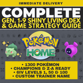 Shiny Living Dex Buy 6 IV Pokémon Home Complete Pokedex Seller SV